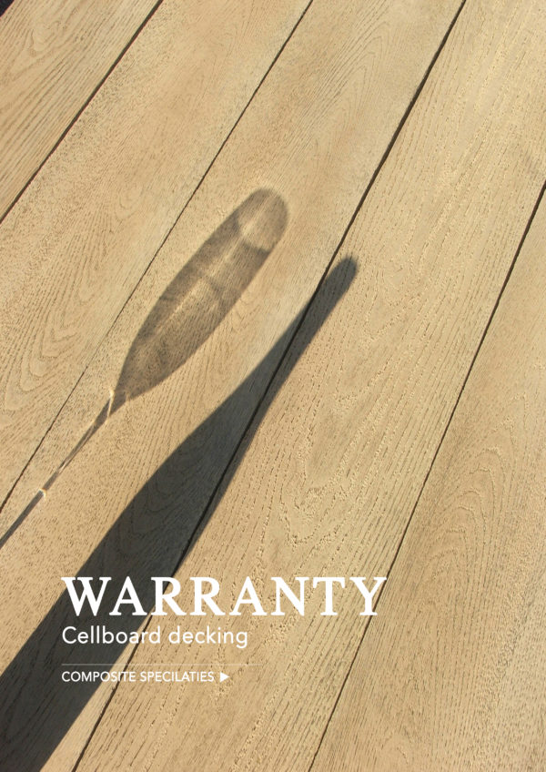 Cellboard decking warranty cover | InnoArc