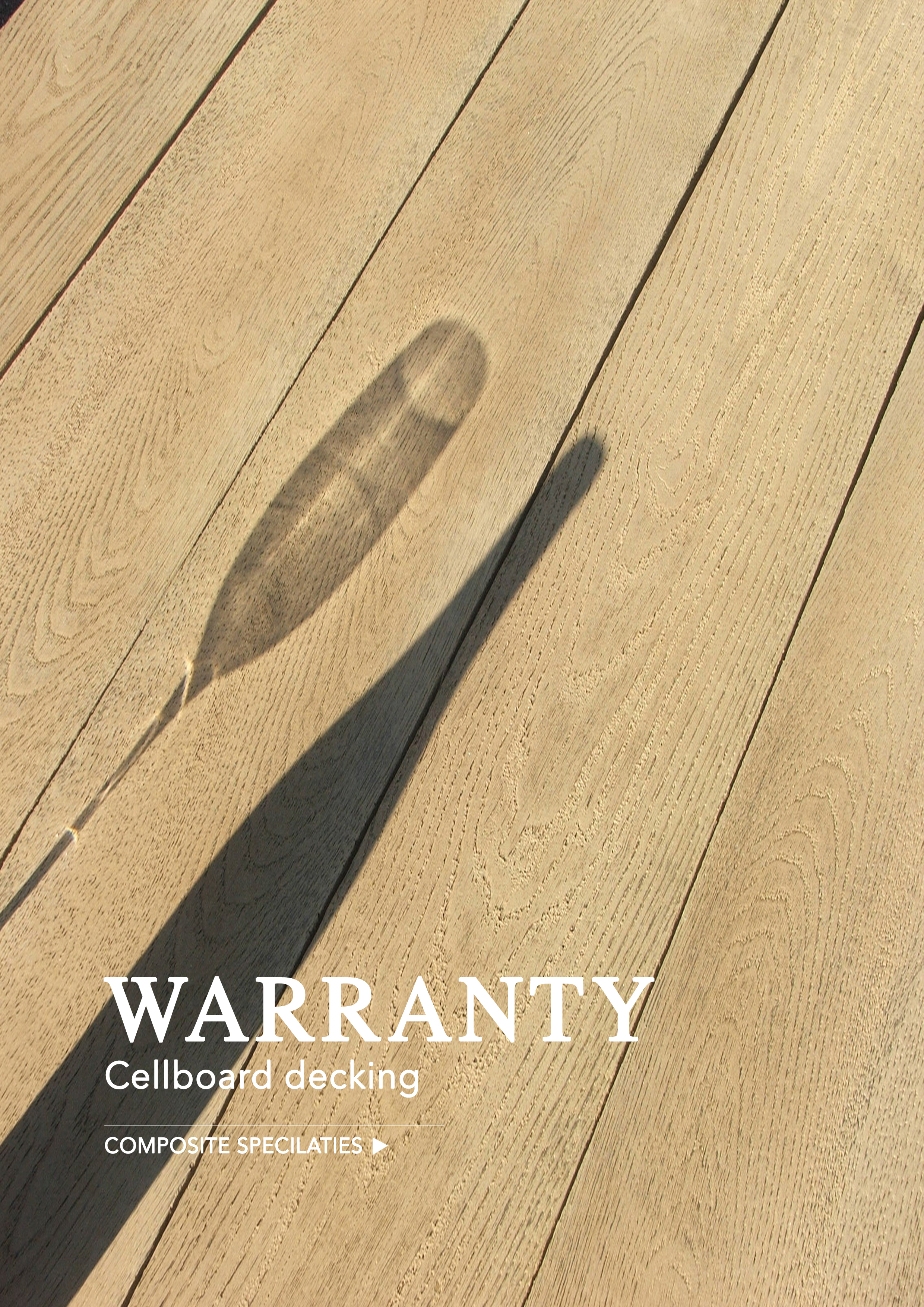 Cellboard decking warranty cover | InnoArc